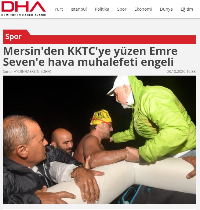 Emre Seven tarihi geçişte hava muhalefetine takıldı | Mersin Yenişehir ...